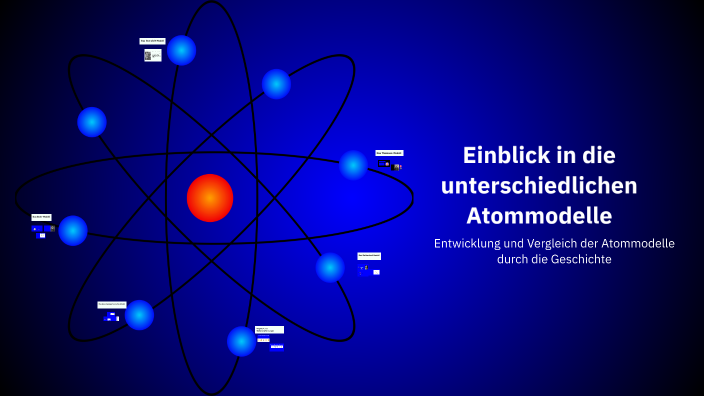 Einblick in die unterschiedlichen Atommodelle by Lena Nguyen on Prezi