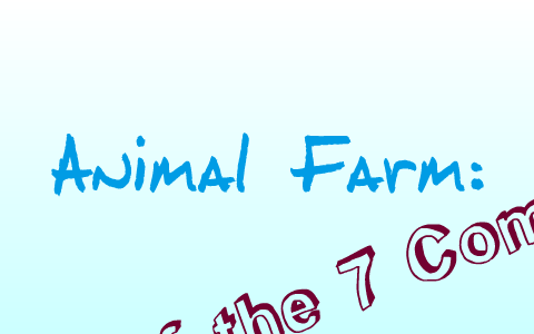 The Evolution of the Seven Commandments in Animal Farm by Molly ...