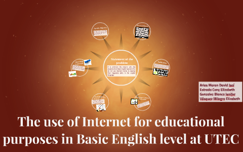 The use of Internet for educational purposes in Basic Englis by Ienifer ...