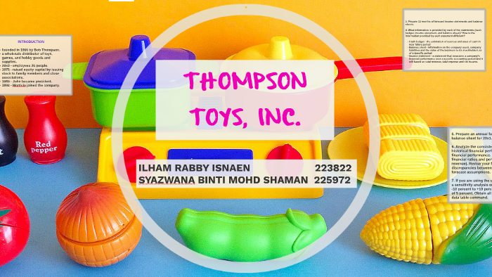 THOMPSON TOYS, INC. by Syazwana Shaman on Prezi