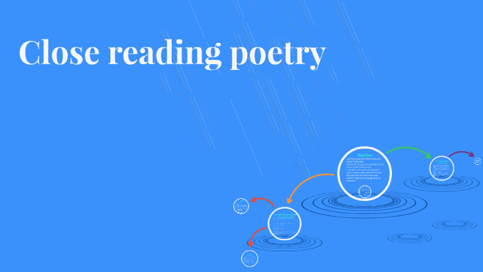 Close reading poetry by christopher karle on Prezi