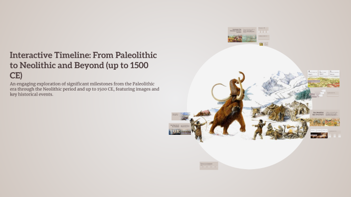 Interactive Timeline: From Paleolithic to Neolithic and Beyond (up to ...