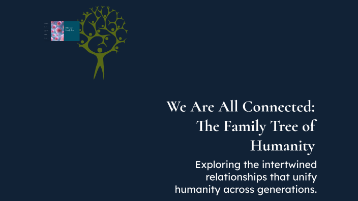 We Are All Connected: The Family Tree of Humanity by Sam Perez on Prezi
