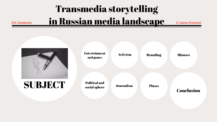 Transmedia storytelling in Russian media landscape by Tomas Russianname ...