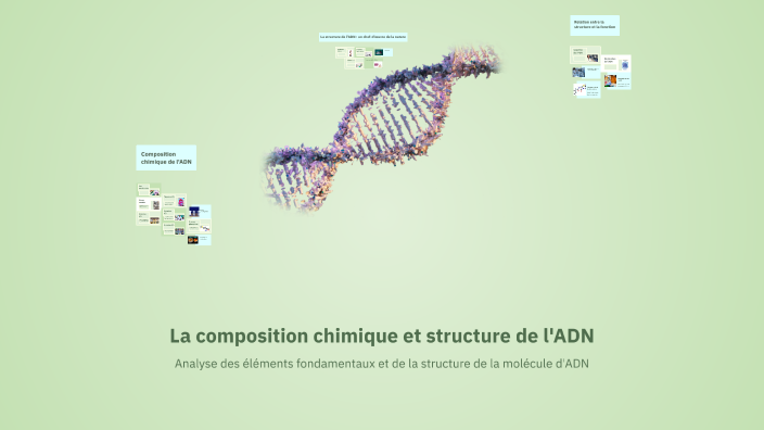 La composition chimique et structure de l'ADN by William Moriarty on Prezi