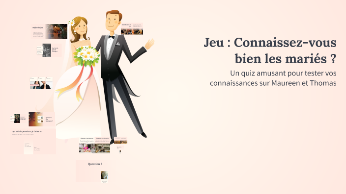 Jeu : Connaissez-vous bien les mariés ? by Durand Fiona on Prezi