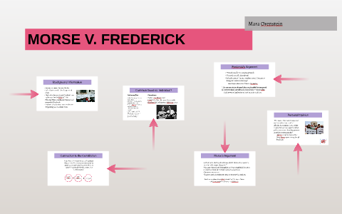 MORSE V. FREDERICK by Mara Orenstein on Prezi
