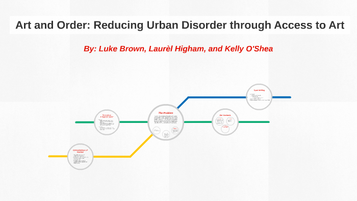 Art and Order: Reducing Urban Disorder through Access to Art by Laurèl ...