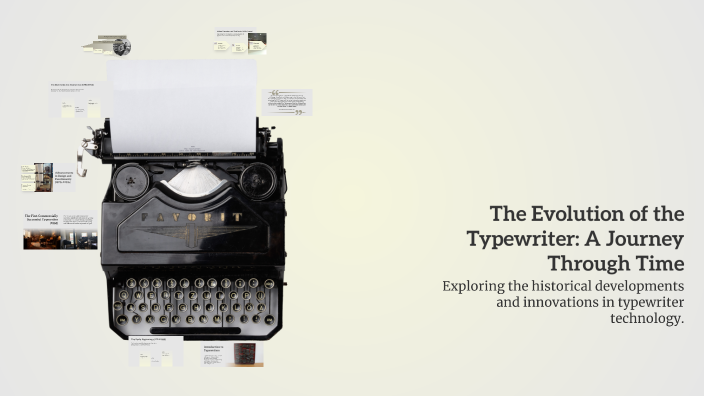 The Evolution of the Typewriter: A Journey Through Time by jessie ...
