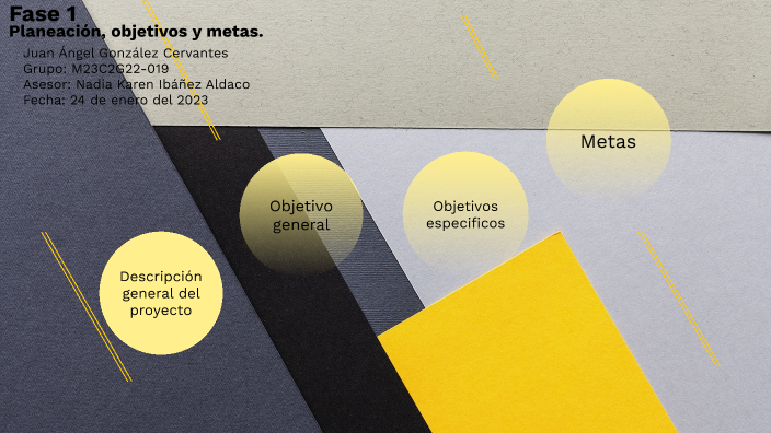 Planificación, objetivos y metas by Angel Gonzalez on Prezi