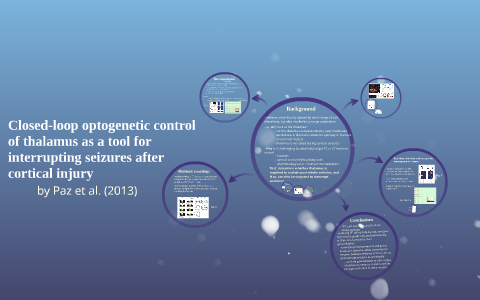 Closed-loop optogenetic control of thalamus as a tool for in by Johanna ...