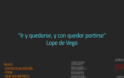''Ir y quedarse, y con quedar partirse'' by Alejandro Moreno on Prezi