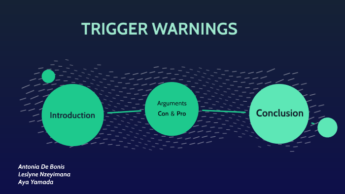 trigger warning by trigger warning on Prezi