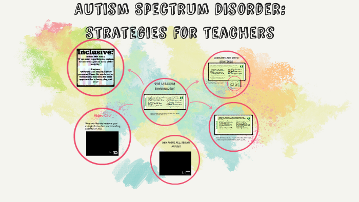 Autism Spectrum Disorder: Strategies for teachers by Cheryl Coates on Prezi