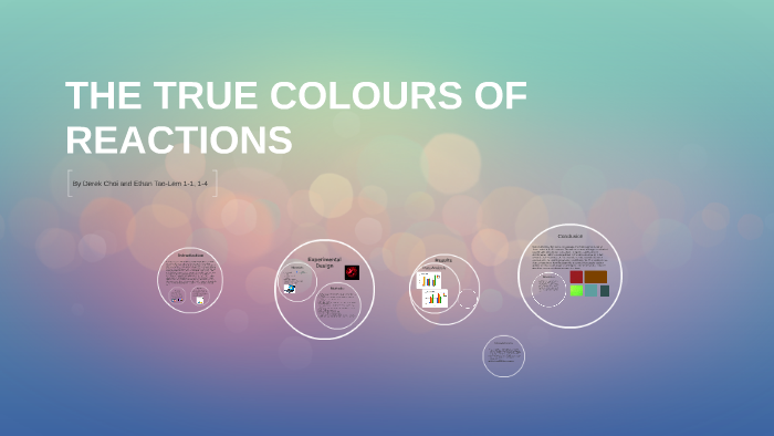 THE TRUE COLOURS OF REACTION TIMES by Derek Choi on Prezi