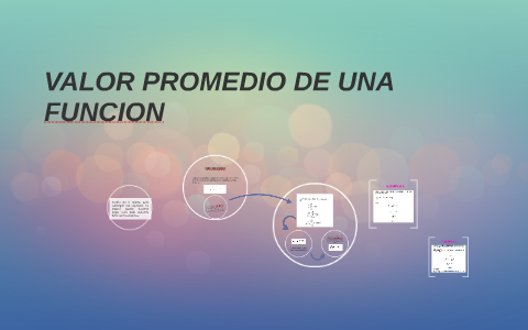 VALOR PROMEDIO DE UNA FUNCION by DaYa Teran on Prezi