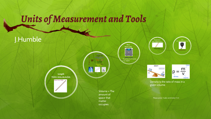 Humble Units of Measurement and tools by Jeff Humble on Prezi