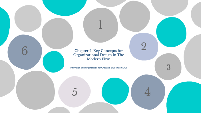 Chapter 2: Key Concepts for Organizational Design in The Modern Firm by ...