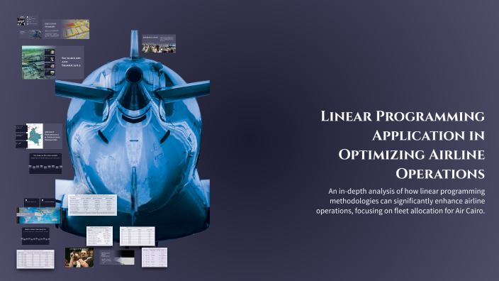 Linear Programming Application in Optimizing Airline Operations by Kind ...