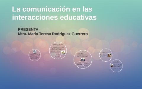 La comunicación en las interacciones educativas by Maria Teresa ...