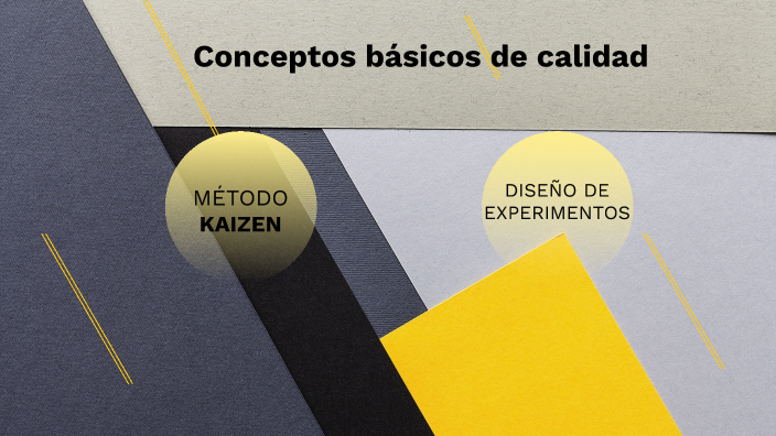Conceptos básicos de calidad by Mohammed bt Bouhassoun on Prezi