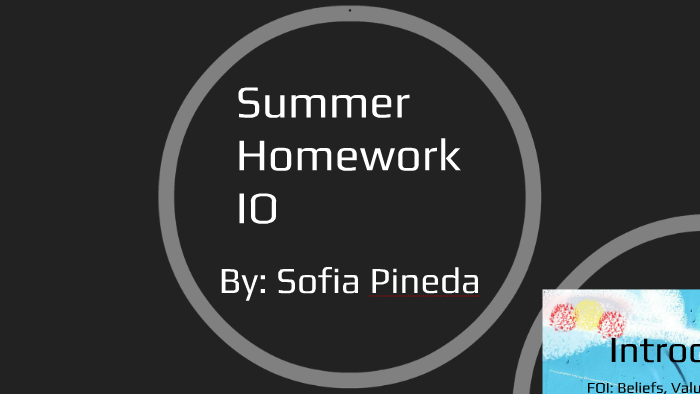 Summer Homework IO by sofia pineda on Prezi