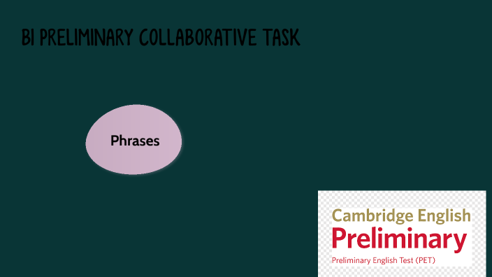 B1 Preliminary - Collaborative Task (SPEAKING) by Romina Schiavo on Prezi