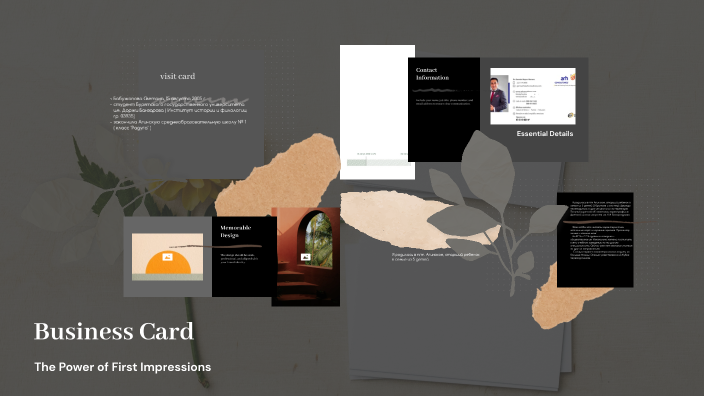 Business Card by Бабужапова Светлана on Prezi
