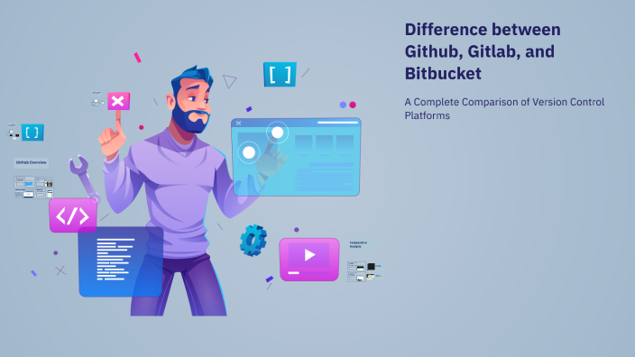 Difference between Github, Gitlab, and Bitbucket by Atul Arun Deshpande on Prezi