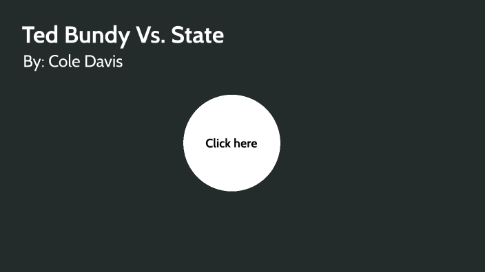 Ted Bundy Vs. State Informational Text by Cole Davis on Prezi
