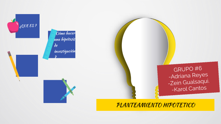 PLANTEAMIENTO HIPOTETICO by KAROL CANTOS M. on Prezi