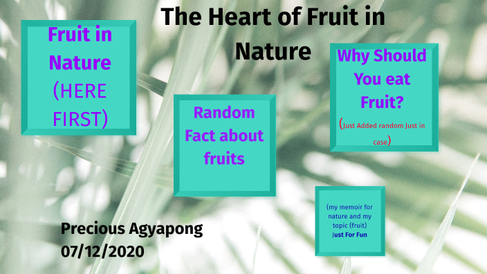 Nature One Pager by Precious Agyapong on Prezi