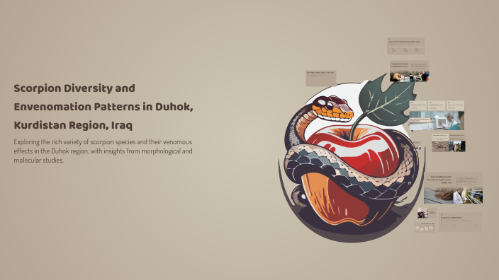 Scorpion Diversity and Envenomation Patterns in Duhok, Kurdistan Region ...