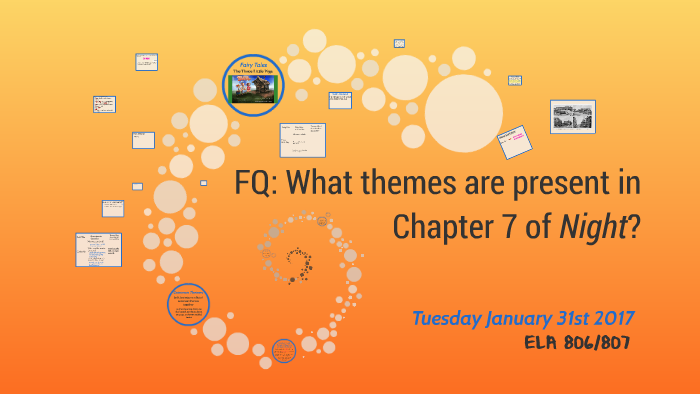 FQ: What themes are present in Chapter 7 of Night? by Casey Tobin