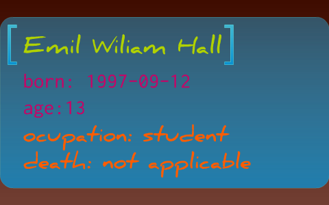 Emil Hall's generations project by emil hall