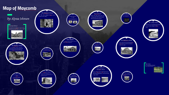 Map of Maycomb by Alyssa Johnson