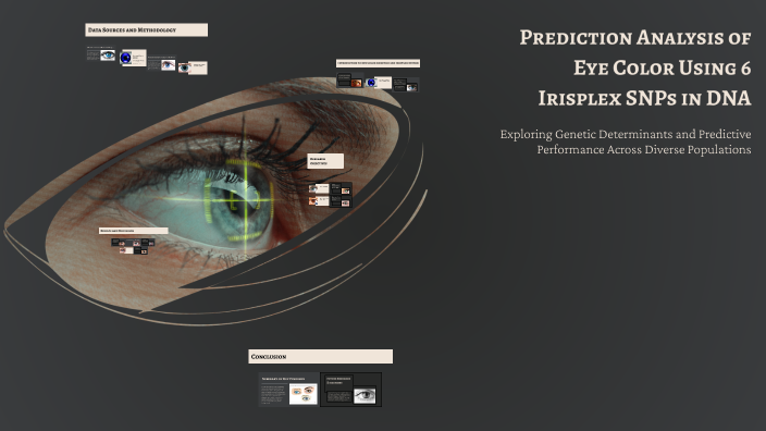 Prediction Analysis of Eye Color Using 6 Irisplex SNPs in DNA by Foof ...