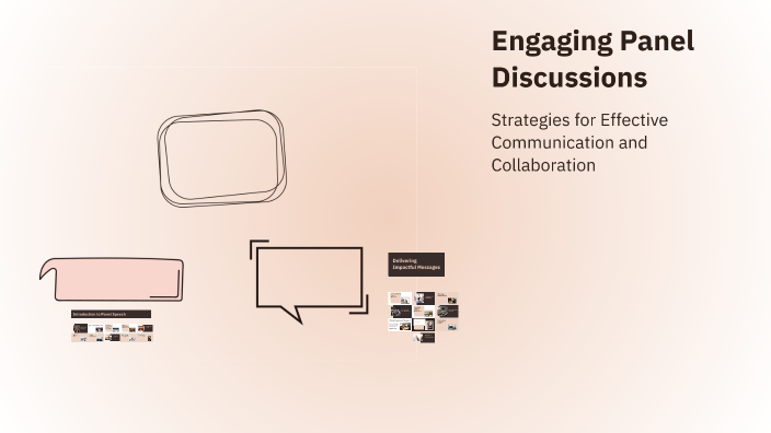 Engaging Panel Discussions by Jonathan Kent on Prezi