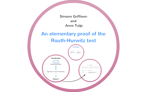 Elementary proof of the Routh-Hurwitz test by Annika Grapje on Prezi