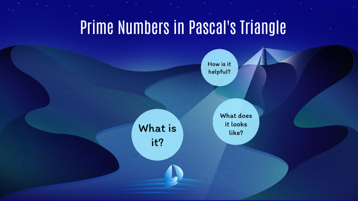 Prime Numbers in Pascal's Triangle by Mira Persaud on Prezi