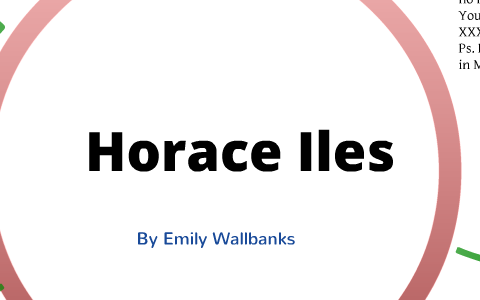 Horace Iles, A soldier boy by emily Wallbanks on Prezi