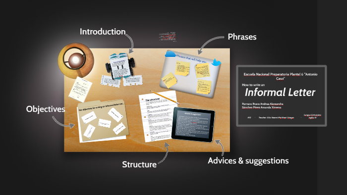 How to write an informal letter by Andrea Alessandra on Prezi