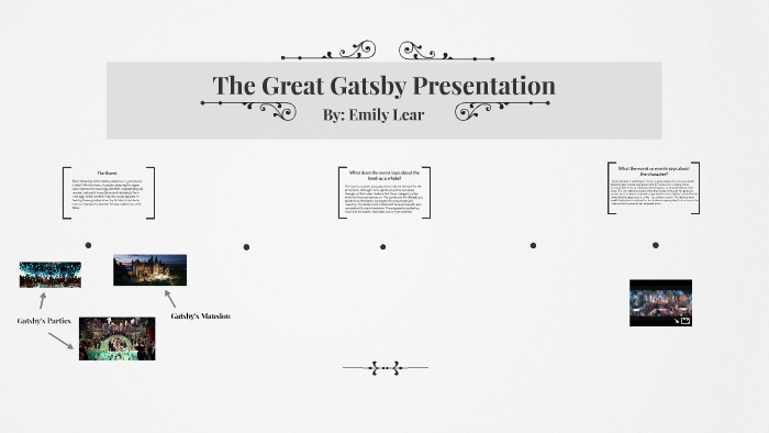 The Great Gatsby Presentation by Emily Lear on Prezi