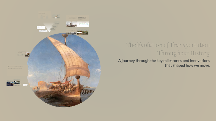 The Evolution of Transportation Throughout History by JOSHUA GABRIEL ...