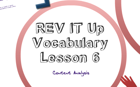 REV it UP Vocabulary by Hartley Haft on Prezi