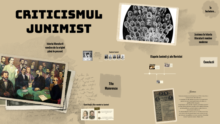 CRITICISMUL JUNIMIST-JUNIMEA studiu de caz by Mădălina Horț on Prezi
