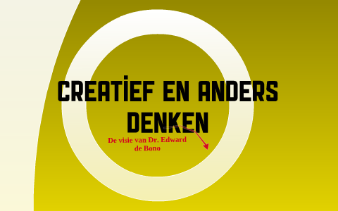 vernieuwend denken by obbe tiddens on Prezi