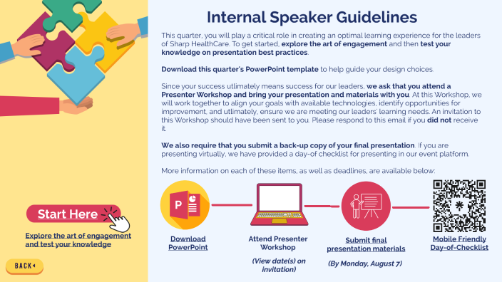 LDS Internal - Presenter Guidelines by Sharp University on Prezi