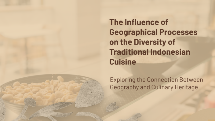 The Influence of Geographical Processes on the Diversity of Traditional ...