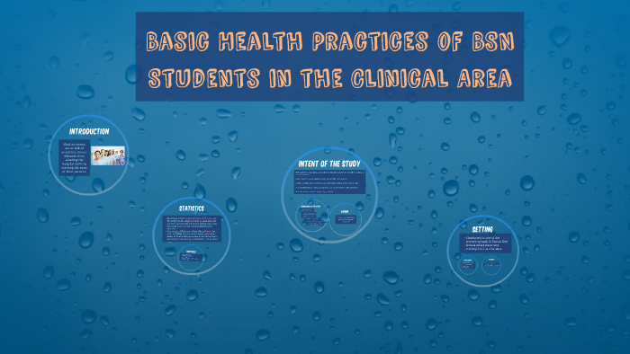 Basic Health Practices of BSN Students in the Clinical Area by Zandra ...